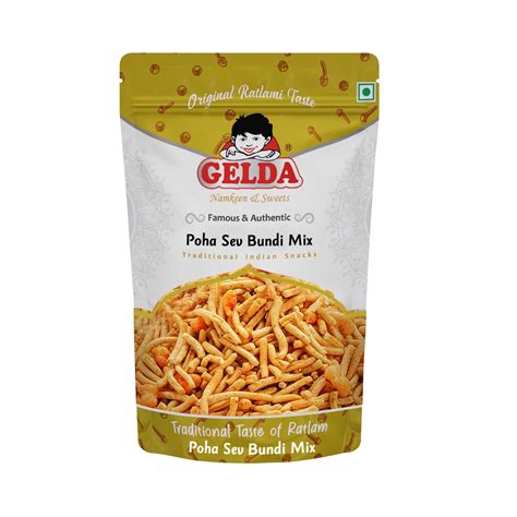Poha Sev Bundi Mix Gelda Foods Ratlam