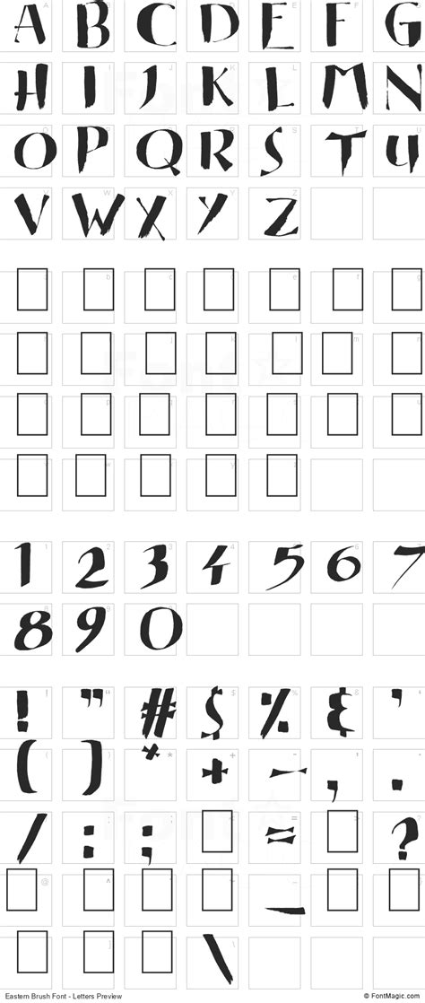 Eastern Brush Font Fontmagic
