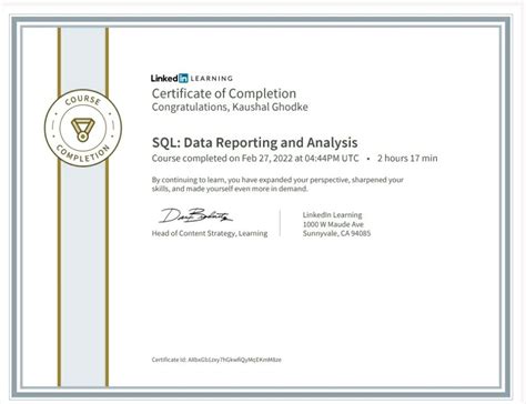 Sql Certificate Dataanalysis Datascientists Datacleaning Linkedin