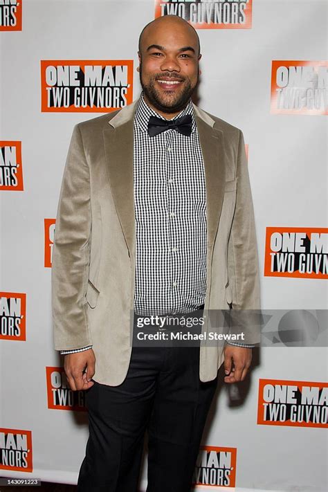 Actor David Ryan Smith Attends The One Man Two Guvnors Opening