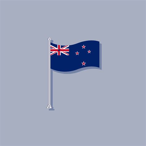 Illustration Of New Zealand Flag Template 11021248 Vector Art At Vecteezy