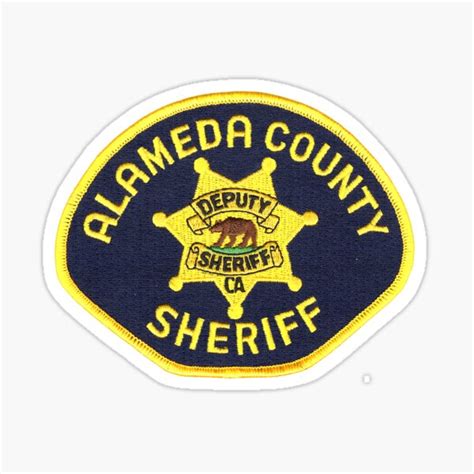 Alameda County Sheriff Sticker For Sale By Lawrence Baird Redbubble