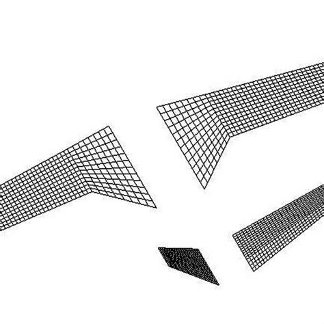 The Fem Model Of The Complete Aircraft Download Scientific Diagram