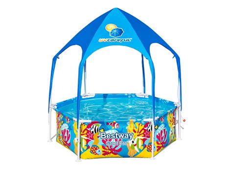 Ripley Piscina Bestway 5618t Steel Pro Uv Redonda 1 83 M X 51 Cm