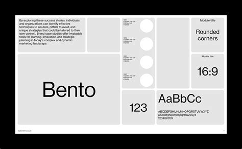 Bento Style Brand Presentation Grid System For Indesign Behance