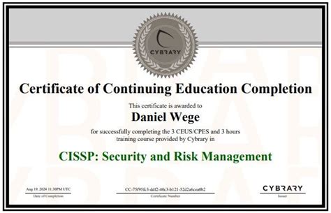 Certified Information Systems Security Practitioner Cissp Security And Risk Management