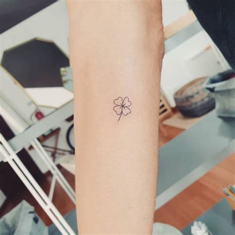 Pictures Of 4 Leaf Clover Tattoos