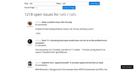 Rsk Github Issues Example Codesandbox Rsk Github Issues Example Codesandbox
