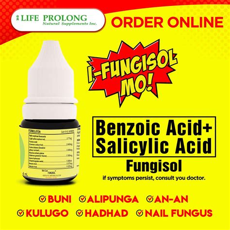 Fungisol Antifungal Keratolytic Topical Solution Skincure 4ml Shopee