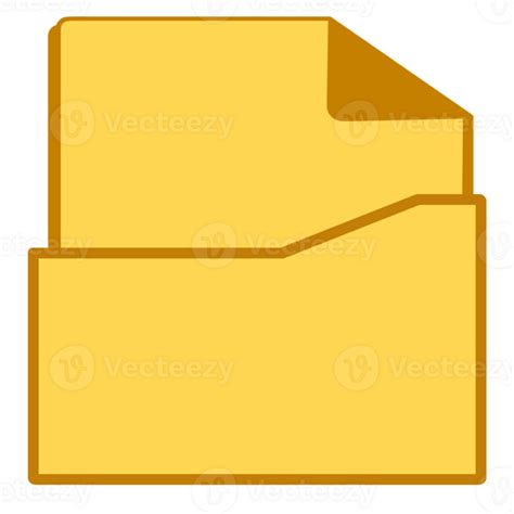 Yellow Folder Icon 32535294 Png