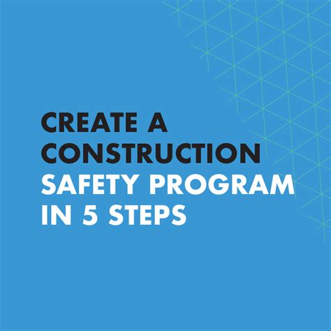 Create A Construction Safety Program In 5 Steps Fulcro