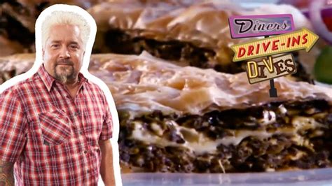 Guy Fieri Visits Landmark Diner Diners Drive Ins And Dives Food