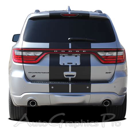 2014 2025 Dodge Durango Racing Stripes Rally Decals Full Bumper To