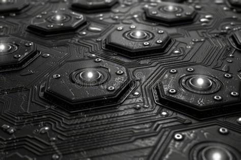 Monochrome Digital Display On Pcb With Wires Buttons And Switches