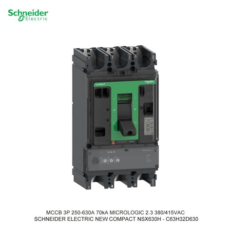 Mccb 3p 250 630a 70ka Micrologic 23 380415vac