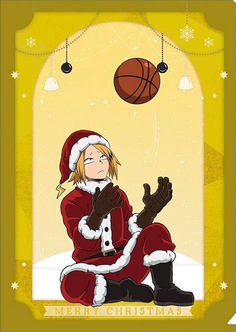 My Hero Academia Clear File Merry Christmas Kaminari