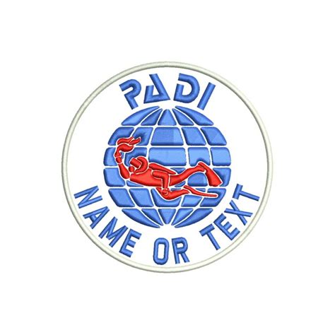 Padi Diving Custom Embroidered Patch