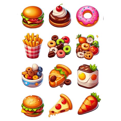 Food Icons For Mobile Games Food Icons Icons Games Icons Png