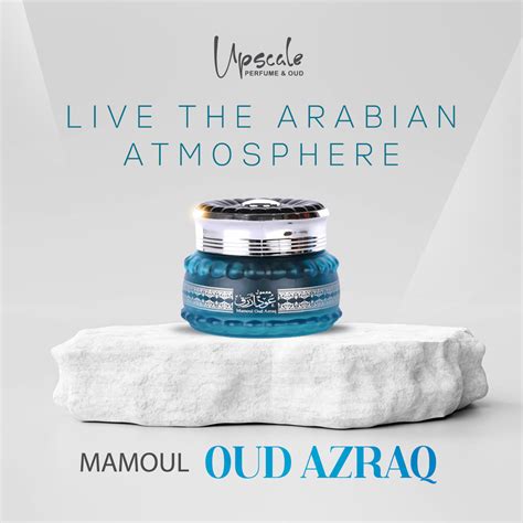 Incense Mamoul Oud Azraq Blue Maamoul 60g Vanilla Swiss Rose Or