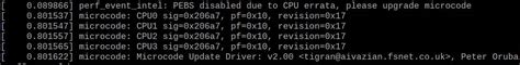 How To Update CPU Microcode In Linux