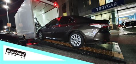 솔라가드 프리미엄 수원광교점 도요타 캠리 신차패키지 신차검수 전면 썬팅