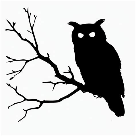 Owl Silhouette Clip Art Kangaroo Free Photo Illustration Rawpixel