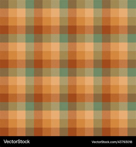 Fall Plaid Seamless Pattern Royalty Free Vector Image