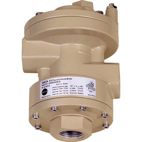 3755 Series Pneumatic Volume Booster Rust Automation And Controls Inc