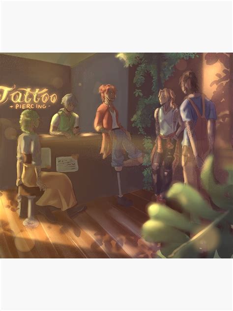 Assassination Classroom Tattoo Au Art Print For Sale By Oisoau Redbubble