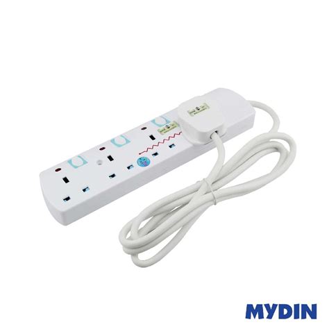 Sonic Trailing Socket 4 Gang X 2m Shopee Malaysia