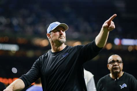 Detroit Lions Dan Campbell Photos Of His Career In Motown