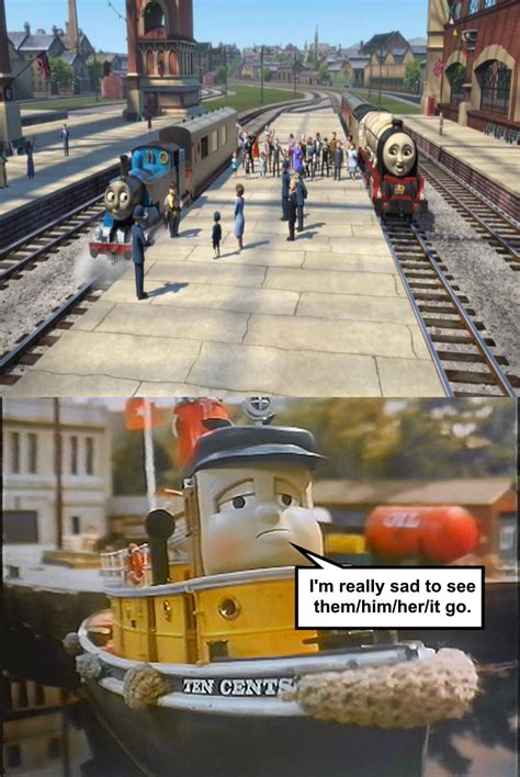 Ten Cents Is Sad To See Thomas And Friends Go By Noahishere18 On Deviantart