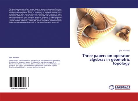 Pdf Three Papers On Operator Algebras In Geometric Topology