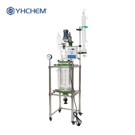 Jgr 20 Jacketed Glass Reactor Temperature Range 80~200℃ China Jgr 20