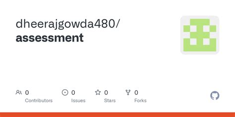 Github Dheerajgowda480assessment