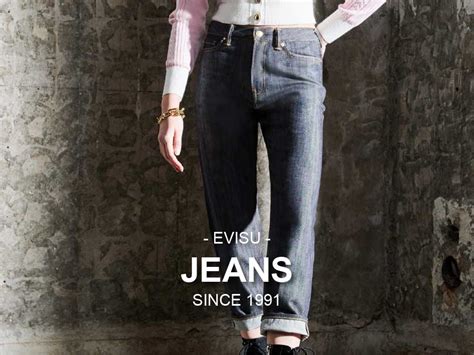 Women Bottoms Jeans Evisu