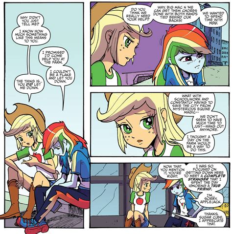 Applejack And Rainbow Dash Comic