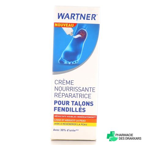 Wartner Crème Pieds Talons Fendillés 30 Durée