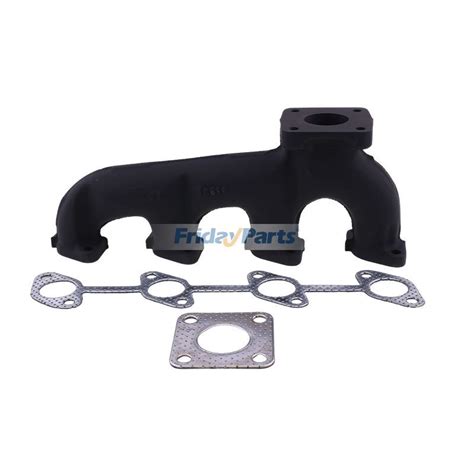 4 Cylinder Exhaust Manifold 16616 12312 With Gasket For Kubota Engine