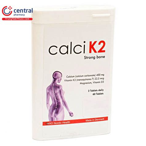 [chÍnh HÃng] Calci K2 Strong Bone Giúp Chắc Khỏe Xương