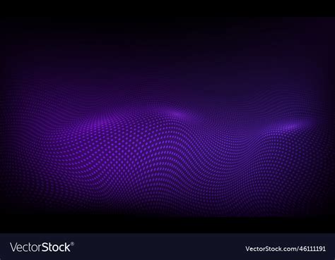 Abstract 3d Digital Landscape Particles Dots Vector Image
