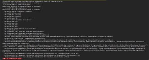 Resolving Snowflakeexception Object Does Not Exist Or Operation