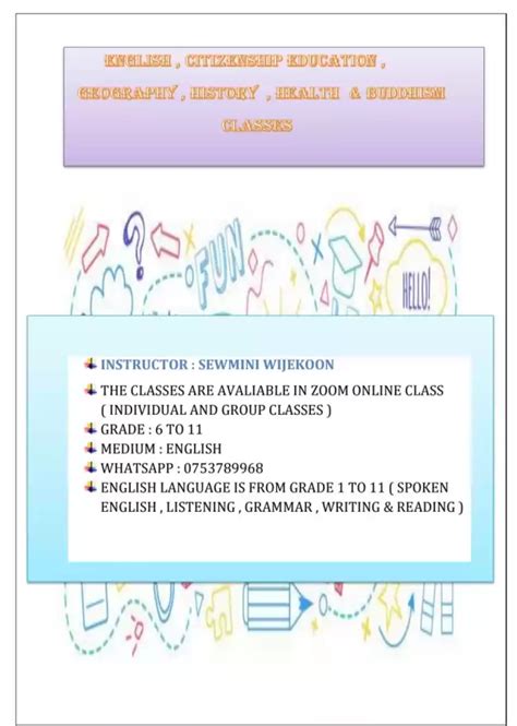 English Classes For Grade 3 To 6 Grade 345 Online