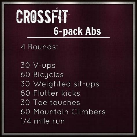Wod Abs Crossfit Ab Workout Crossfit Abs Crossfit Workouts At Home
