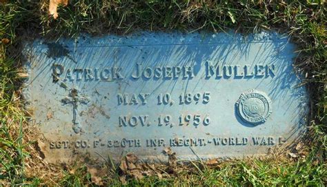 Patrick Joseph Mullen 1895 1956 Find A Grave Memorial