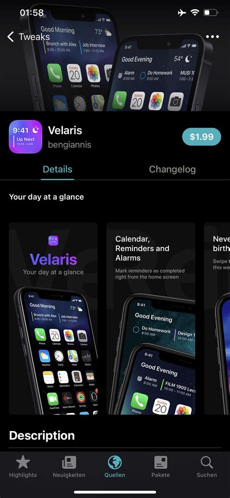 Help Im Searching Dope Widget Tweaks For Xina15 151 I Saw Velaris