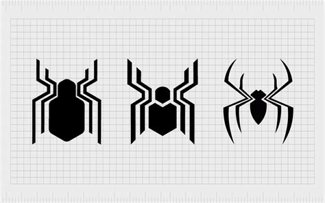 Cool Spiderman Logos Spider Man Captain America Stock Vector Images