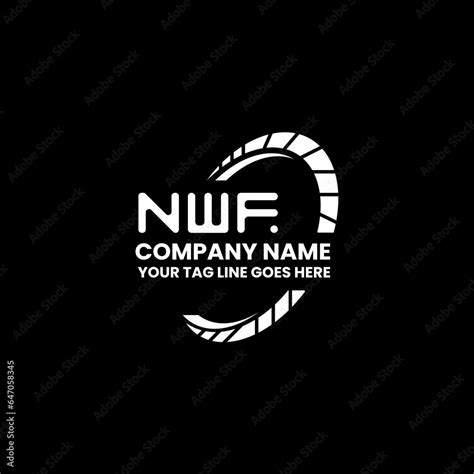 Nwf Letter Logo Vector Design Nwf Simple And Modern Logo Nwf Luxurious Alphabet Design Stock