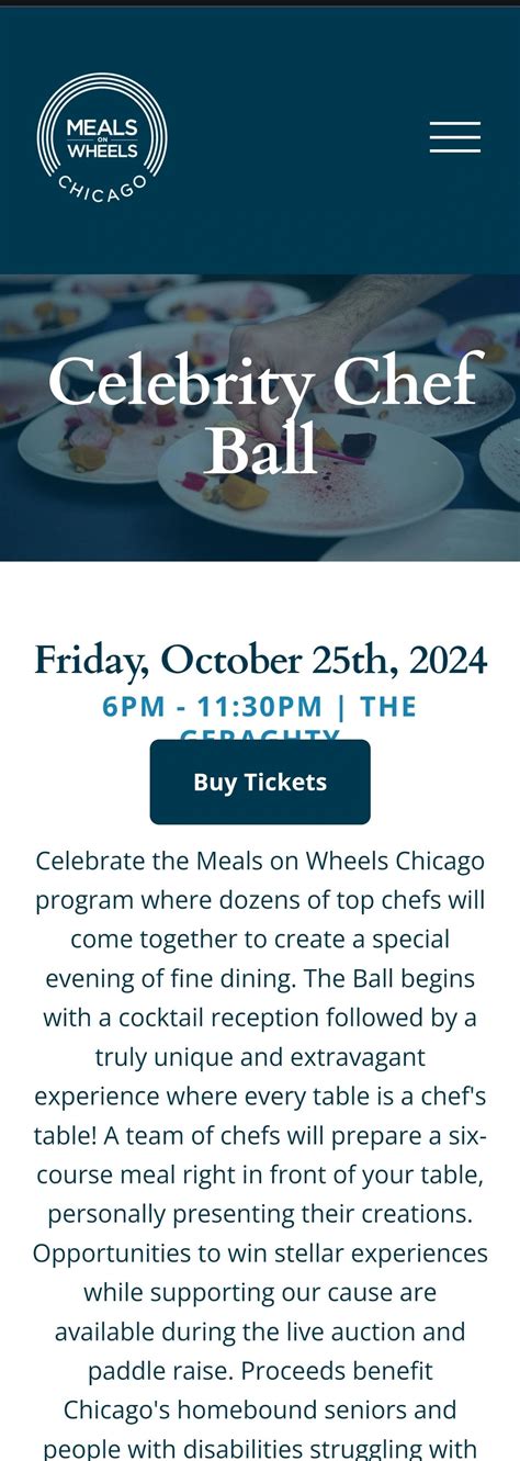 Chicago Celebritychefsball Privatechef Hospitality Bestchefs