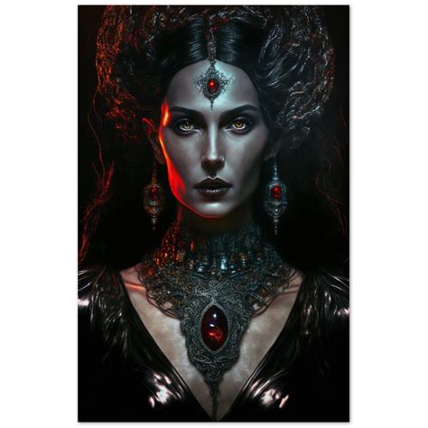 Lilith Dark Goddess Art Print Jewish Mythology Poster Etsy